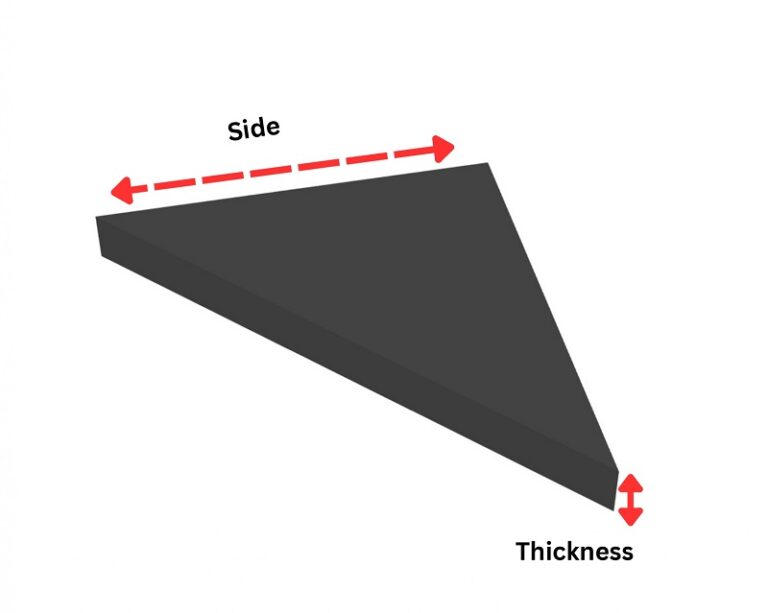 Triangular side – Kraft Cushions